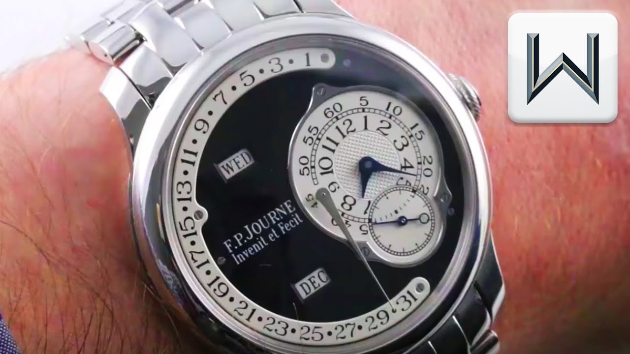 F.P. Journe Octa Calendrier Black Label Luxury Watch Review - YouTube