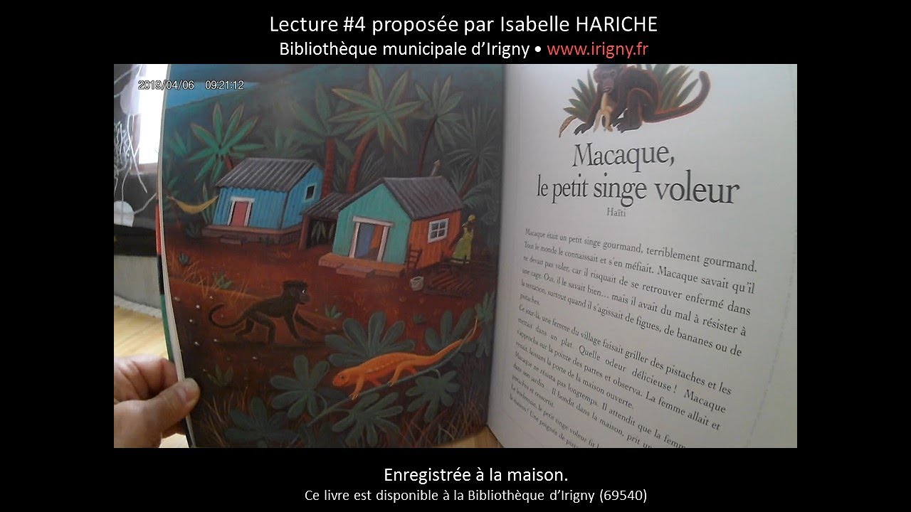 Lecture#4-conte haitien "Macaque, le petit singe voleur" - Isabelle ...