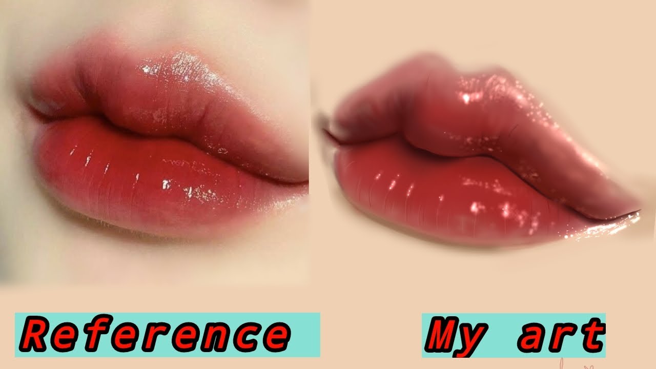 Speed paint Lips | Fai. - YouTube