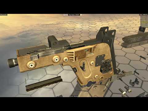 Kriss Vector 45 ACP Submachine Gun - Step By Step Disassembly ...