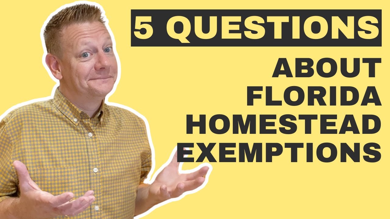 Homestead Exemption Florida [And Application] - YouTube