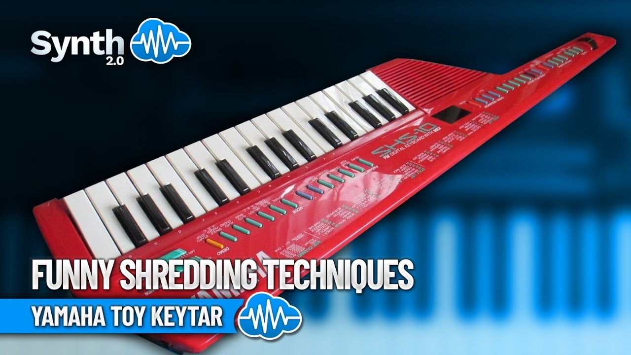 YAMAHA TOY KEYTAR | FUNNY SHREDDING TECHNIQUES on DREAM THEATER SONG ...