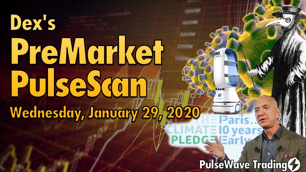 Dex's PreMarket PulseScan [Wednesday, January 29, 2020] - YouTube
