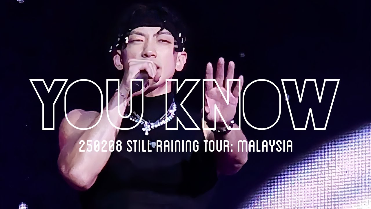 비(Rain/ 정지훈) -알면서(You Know) | 250208 Still Raining Tour: Malaysia - YouTube