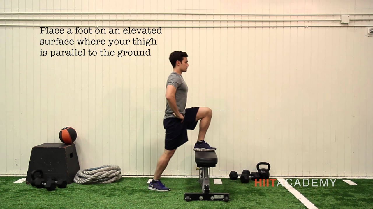 HIIT Exercises: How to do Step Ups - YouTube