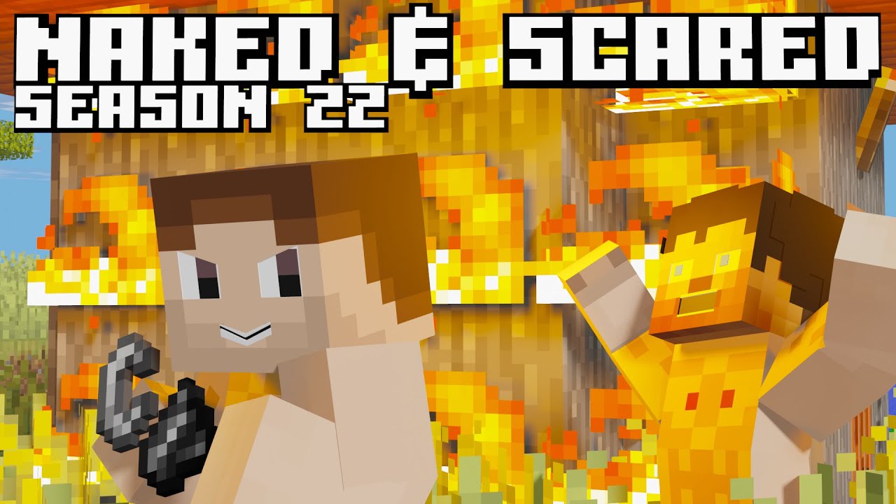 S22e03 Naked And Scared Minecraft Challenge In Ultra Hardcore Youtube