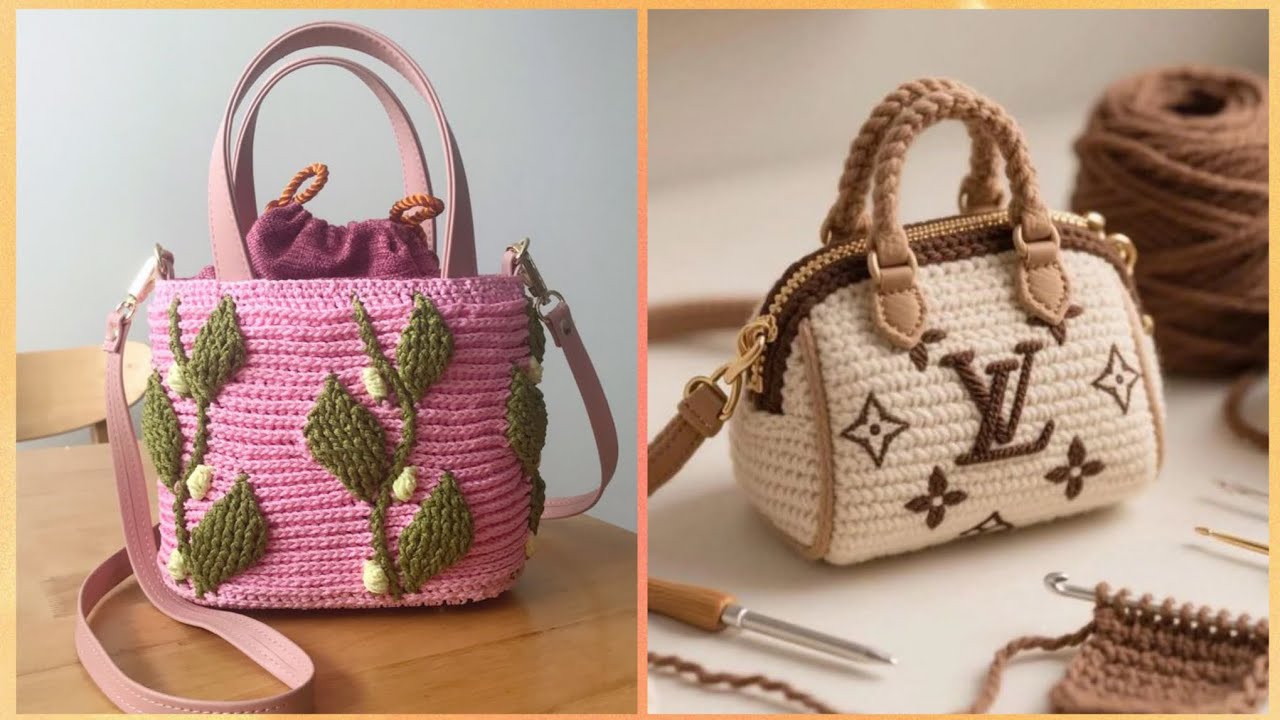 Most impressive Crochet Pattern handmade Items with handbags Ideas 2025 ...