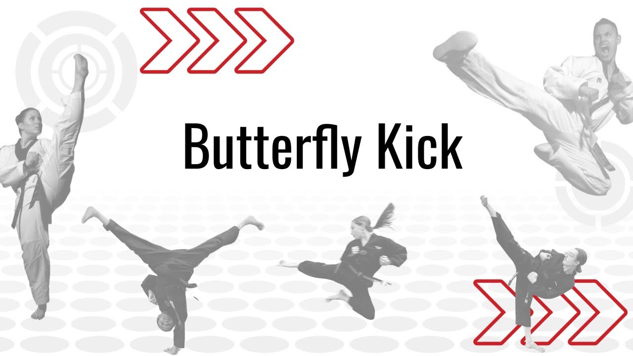Butterfly kick Tutorial Taekwondo - YouTube