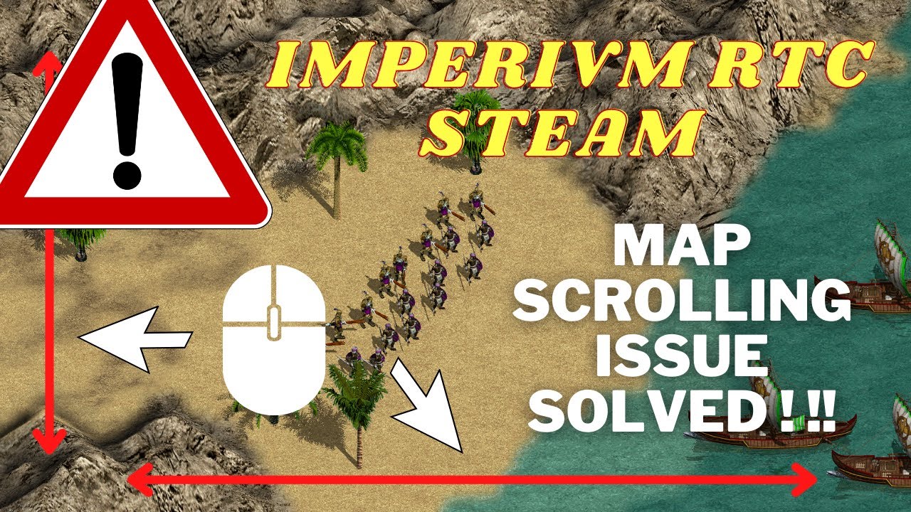 Imperivm RTC Steam MOUSE CURSOR / MAP SCROLLING issue SOLVED ! - YouTube