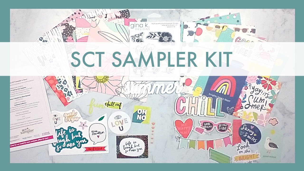 SCT Sampler Kit unboxing, August 2021 - YouTube