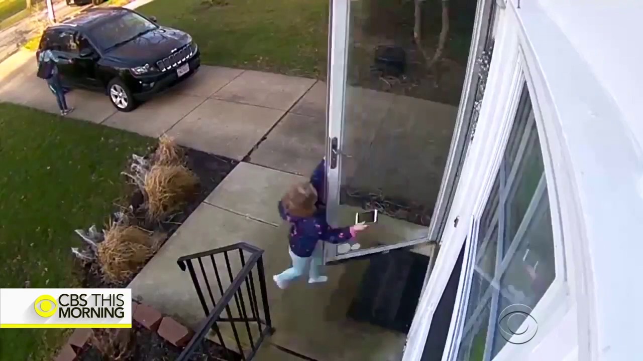 wind blows 4 year old into air - YouTube