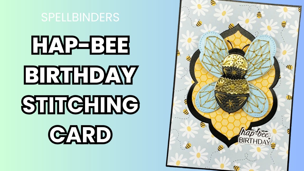 Let's Stitch! Spellbinders "Bee Stitched" Stitching Club January 2024 ...