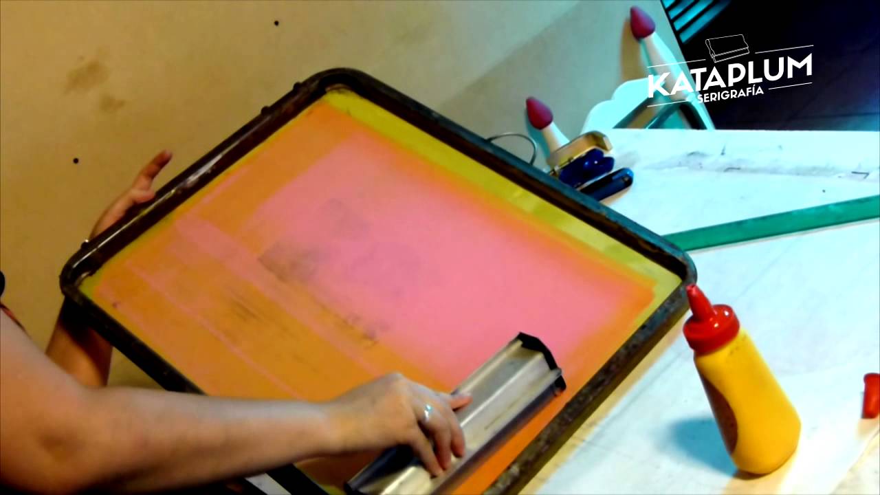 Proceso de emulsionado para serigrafia - YouTube