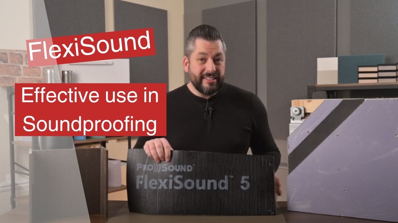 FlexiSound and its effective use in soundproofing - YouTube