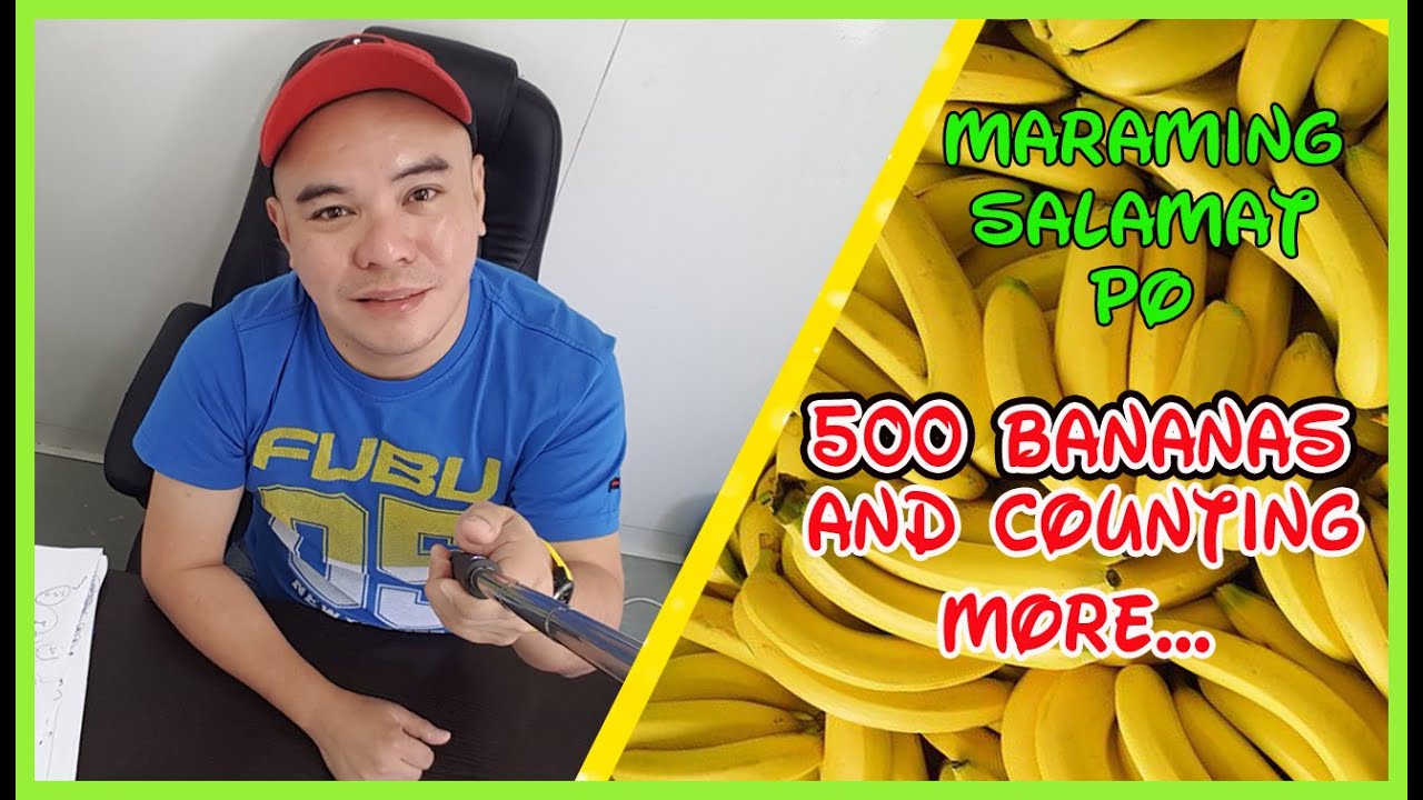 SmallYoutuber -Happy sa 500 BANANAS and Counting more - YouTube
