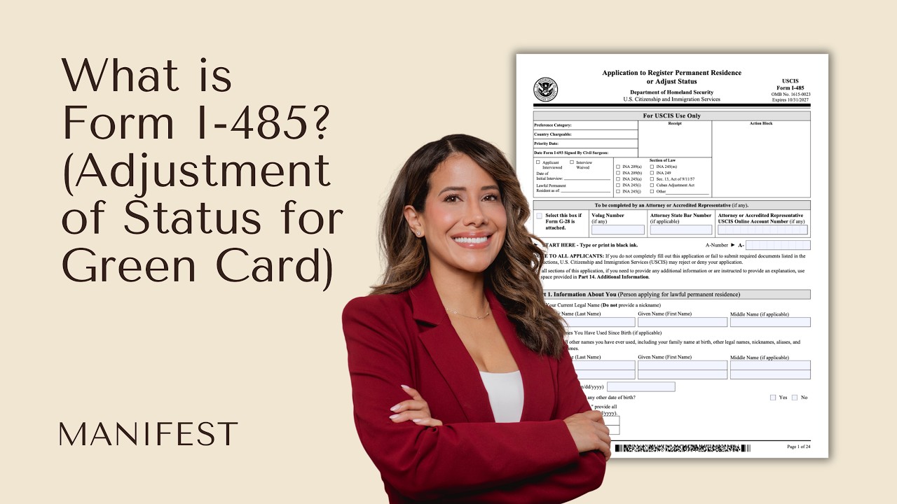 Form I-485 Guide: How to Adjust Status in 2026 - YouTube