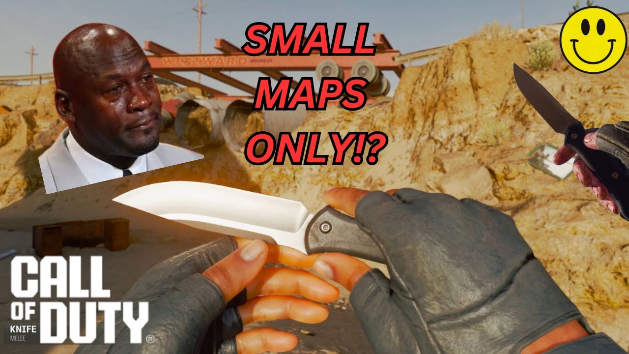 I'm a BLACK OPS EXPERT and I Played ONLY with a KNIFE on Small Maps ...