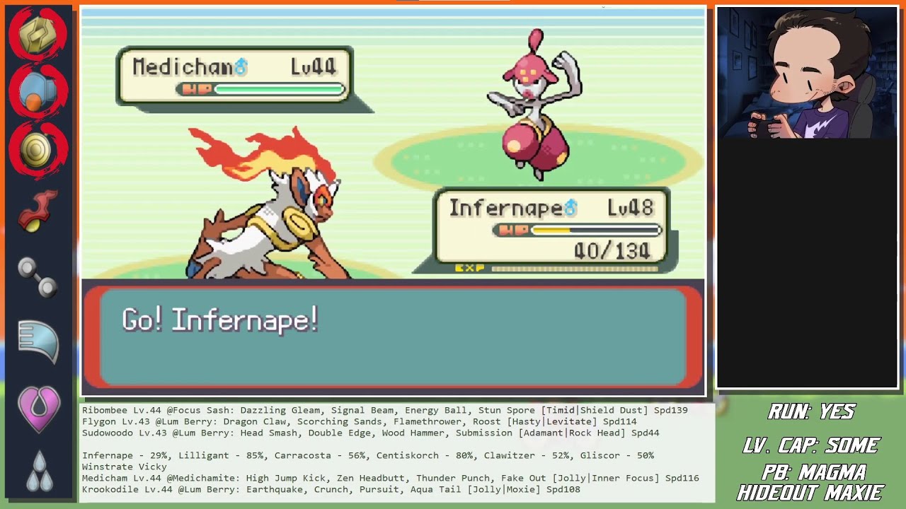 [Vito Split] 1st Try Winstrate Gauntlet | Pokemon Run & Bun, Part 52 ...