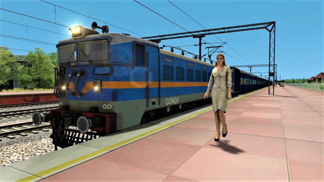 Train Simulator Journey ep.31 - [WAG 7] || GENERAL TRAIN ARRIVING AT M ...