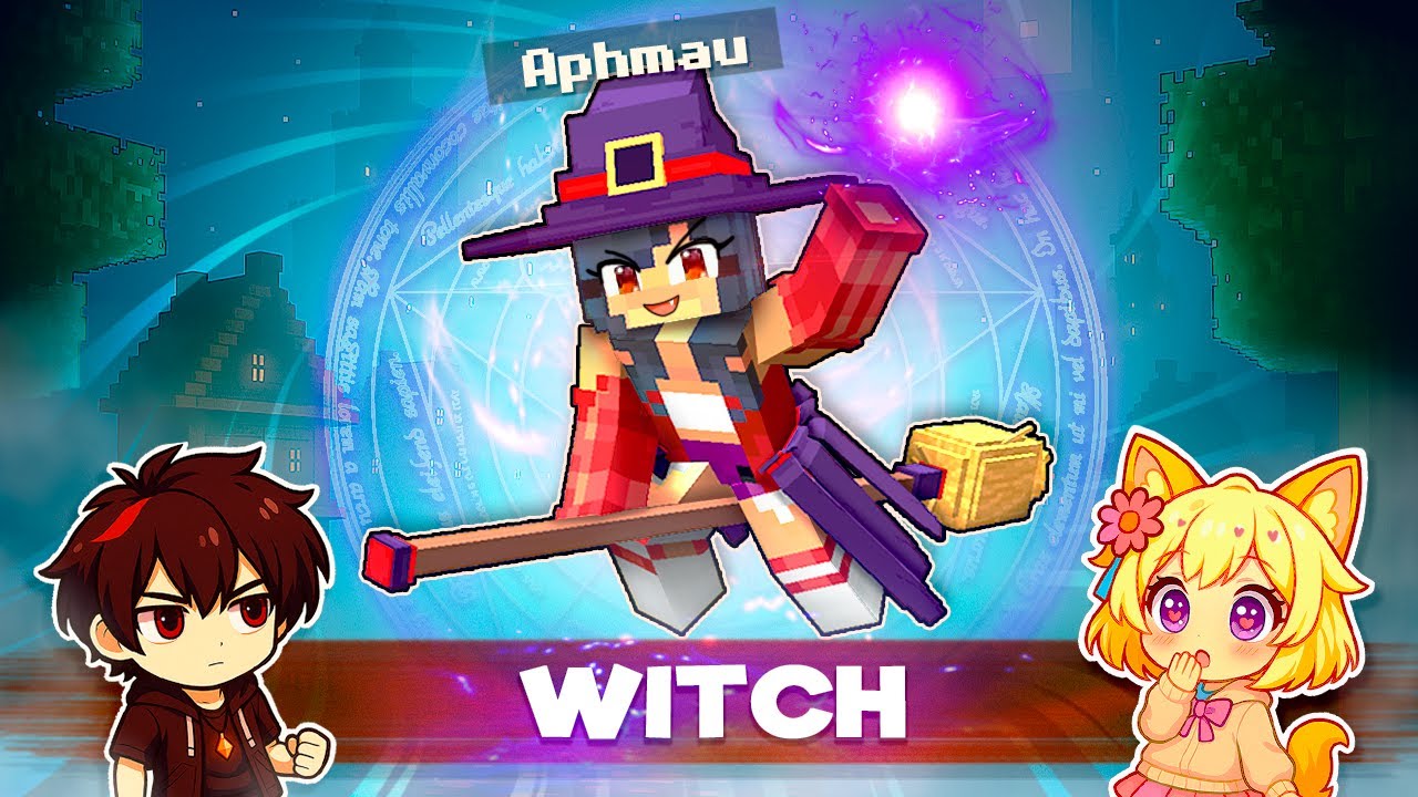 Aphmau turned into a INSANE WITCH?! Aphmau vs Shad & Lumi - YouTube