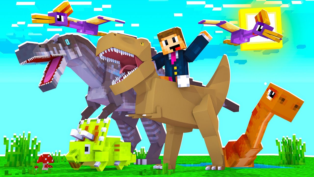 Minecraft: DINOSSAUROS ( NOVA SÉRIE ) - Acampamento Jurassic World ...