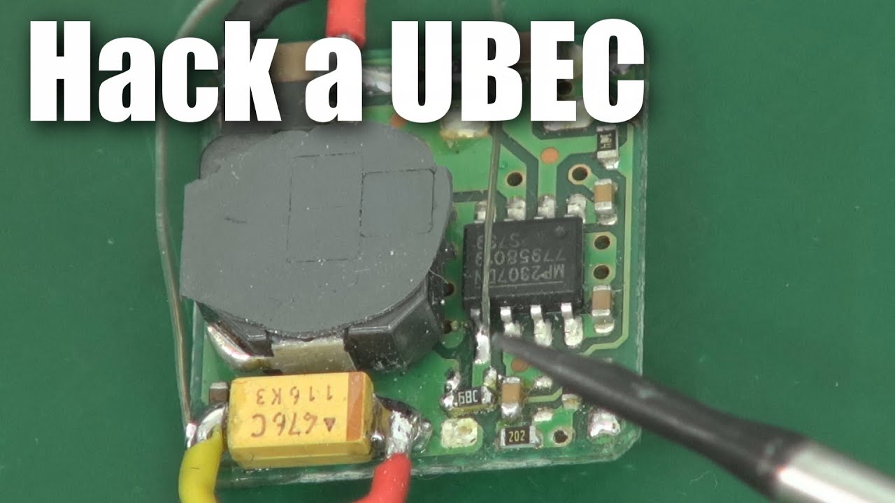 Hack a HK UBEC to change the output voltage - YouTube