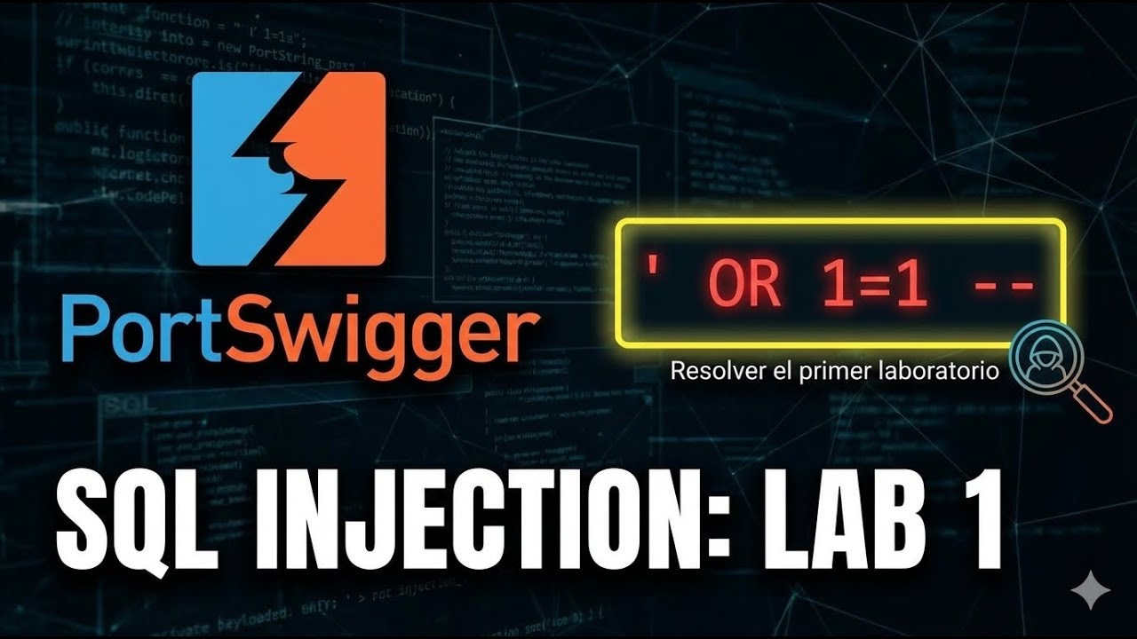 Mi Primera Inyección SQL: Resolviendo PortSwigger (Lab 1) - YouTube