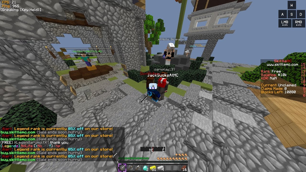 I MEET DONI BOBES AND JACKSUCKSATMC ON SKITTLEMC - YouTube