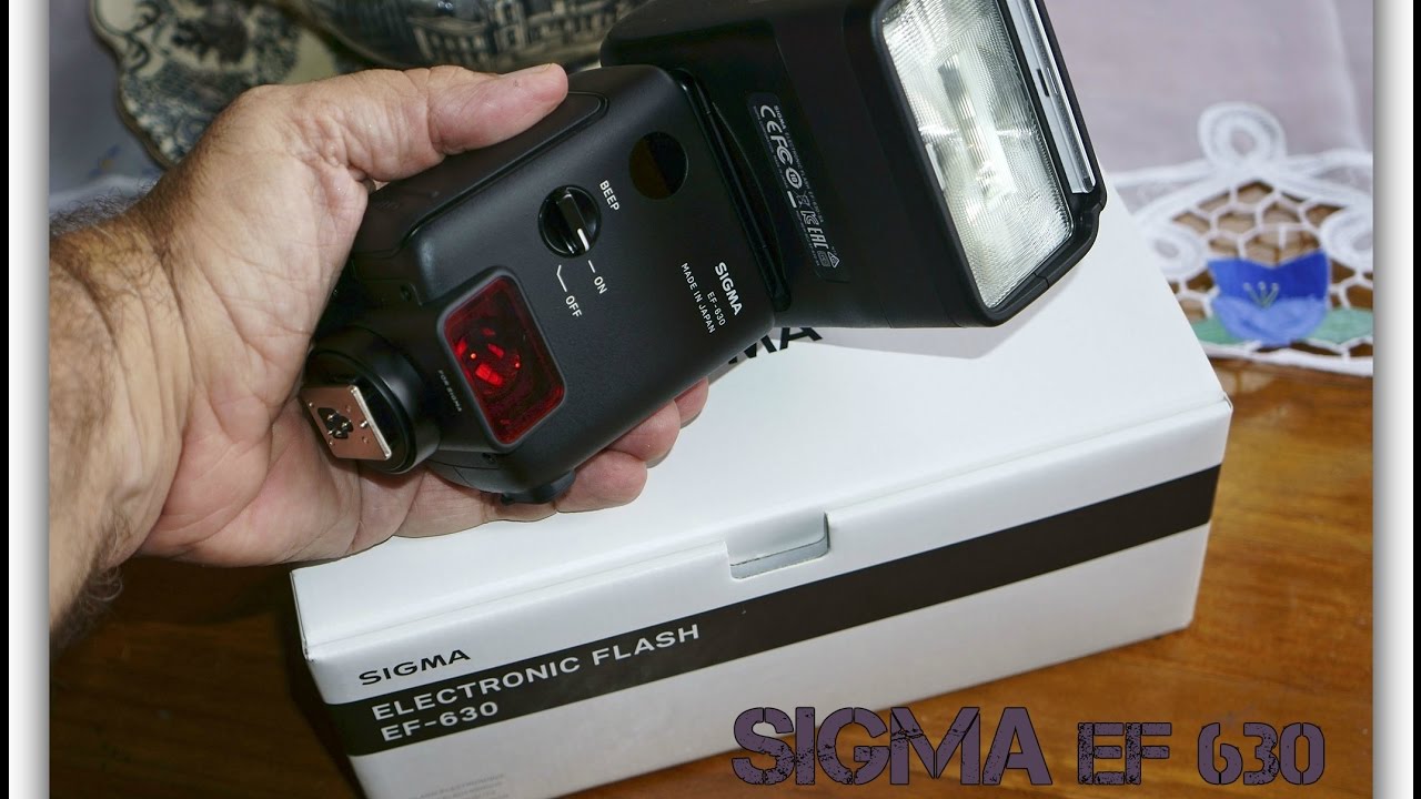 Sigma EF 630 Flahs Electrónico Para Canon Nikon Sigma Mi Cámara ...
