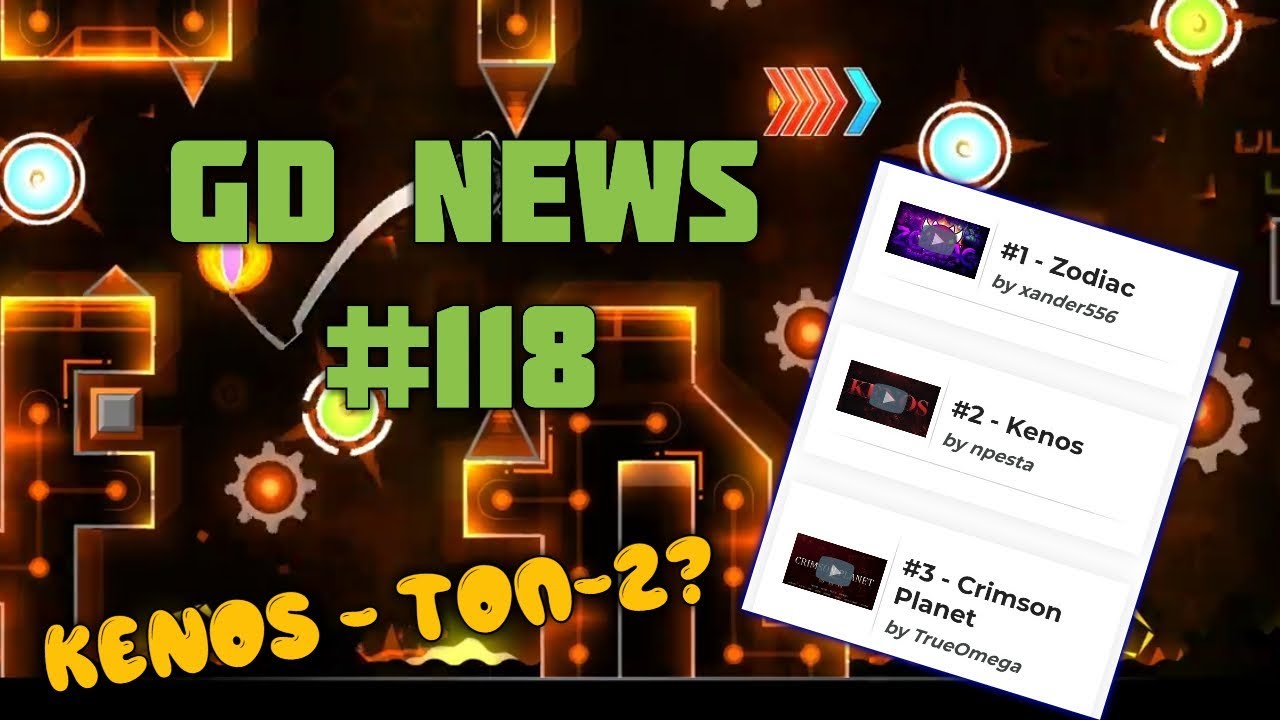 Kenos - топ-2 демон, Dolphy первым прошёл Renevant/GD NEWS #118 - YouTube