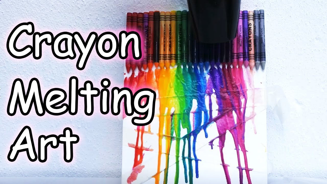 Melted Crayon Art With Words 30 Amazing Things To Do With Broken