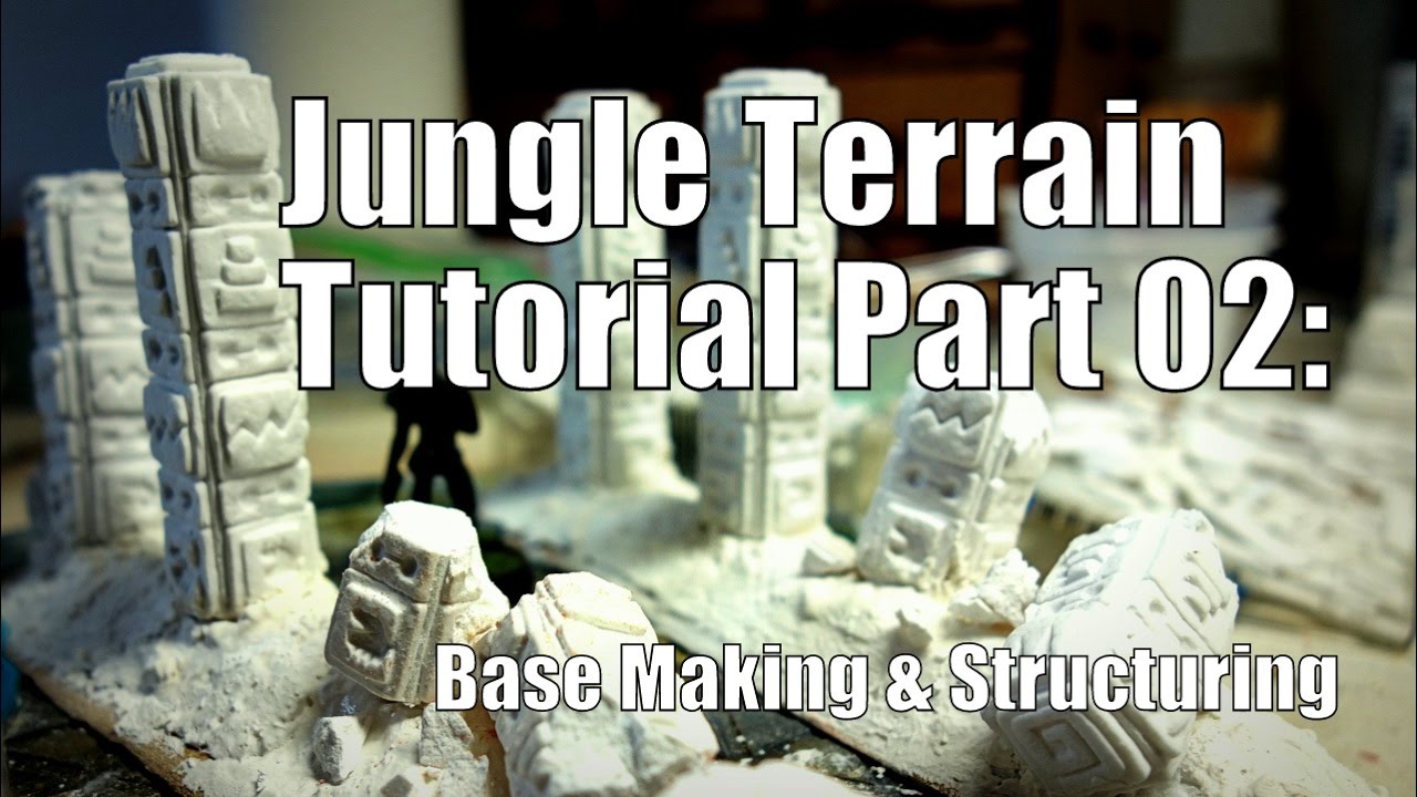 Jungle Terrain Tutorial Part 02: Base Making & Structuring - YouTube