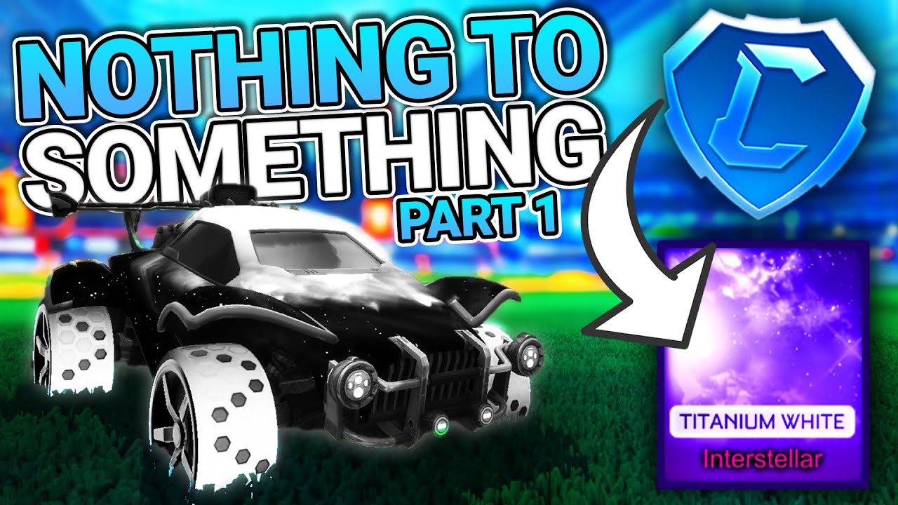 TRADING FROM NOTHING TO A TITANIUM WHITE INTERSTELLAR! | Rocket League ...