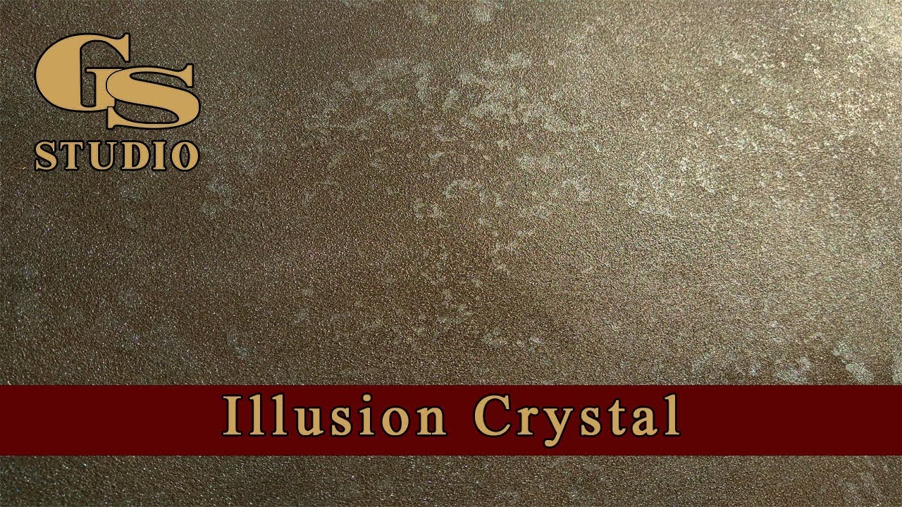 Декоративное покрытие Illusion Crystal (ТМ "Эльф-Decor") - YouTube