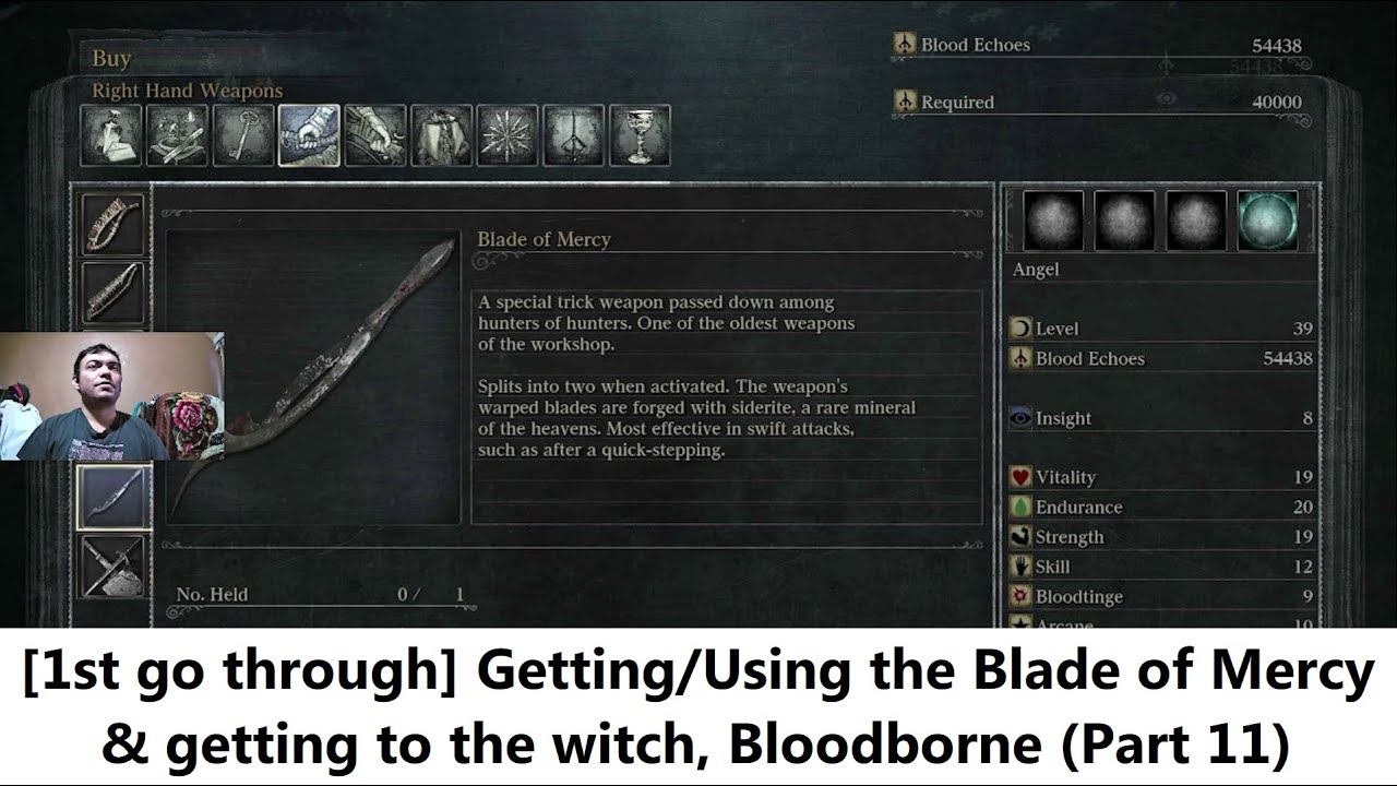 [1st go through] Getting/Using the Blade of Mercy & getting to the ...