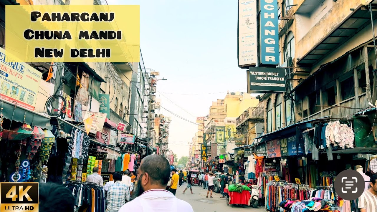 [30 Min Video]Beauty Of Delhi-Walking In Paharganj Chuna Mandi New ...