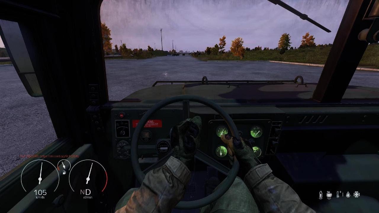 DayZ Hummer против водителя на гунтере. - YouTube
