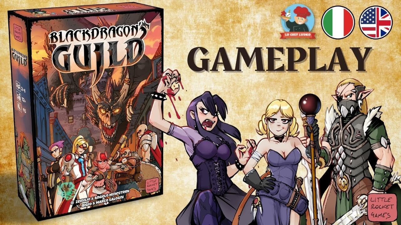 BLACK DRAGON'S GUILD - avventurieri si sfidano per diventare il nuovo Maestro della Gilda (Ep ...