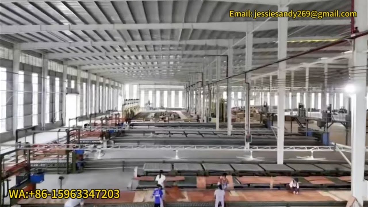 automated production workshop-plywood production line machines WA:+86 ...