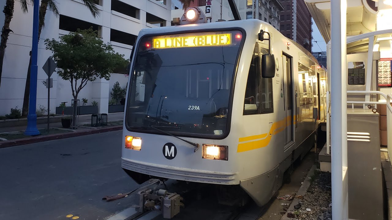 [HD] Metro A Line (Blue) - P2000 Full Cab Ride from Downtown Long Beach ...