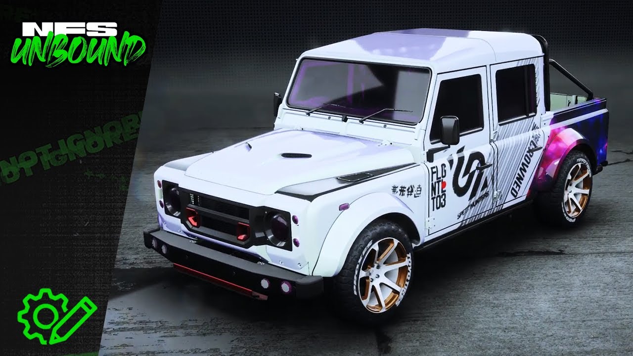 NFS Unbound - Customization: Land Rover Defender Double Cap Pickup ´15 ...