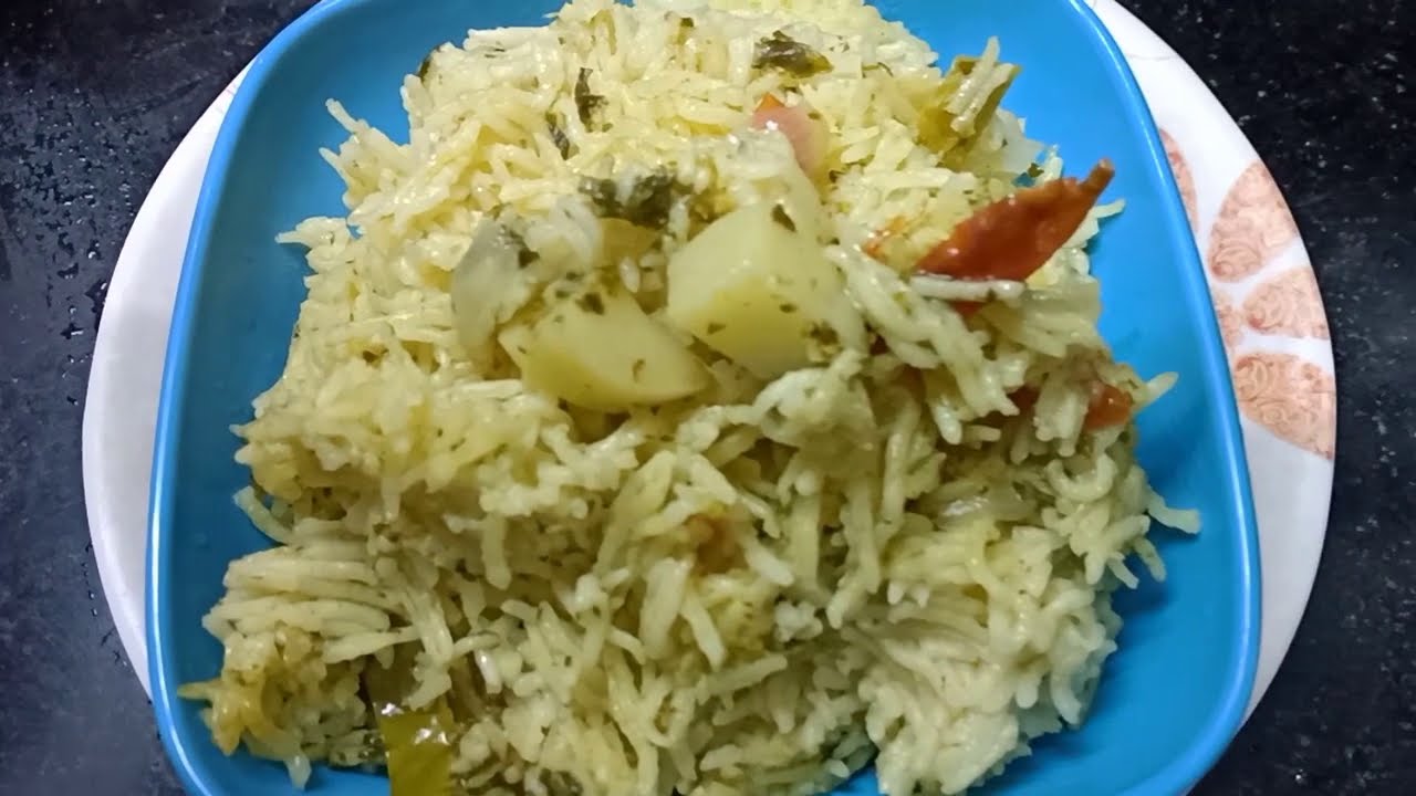 Methi rice || menthi aku || methi rice in cooker ||methi masala rice ...