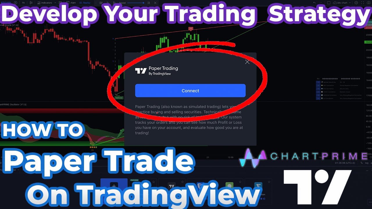 How To start Paper Trading on TradingView. #papertrading #crypto # ...