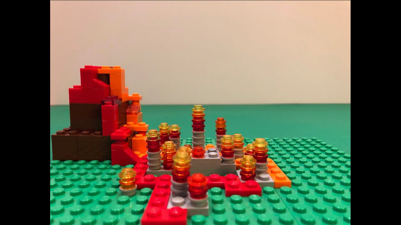 The Town of lego natural disasters - YouTube