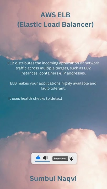 AWS: Elastic Load Balancer (ELB) - YouTube