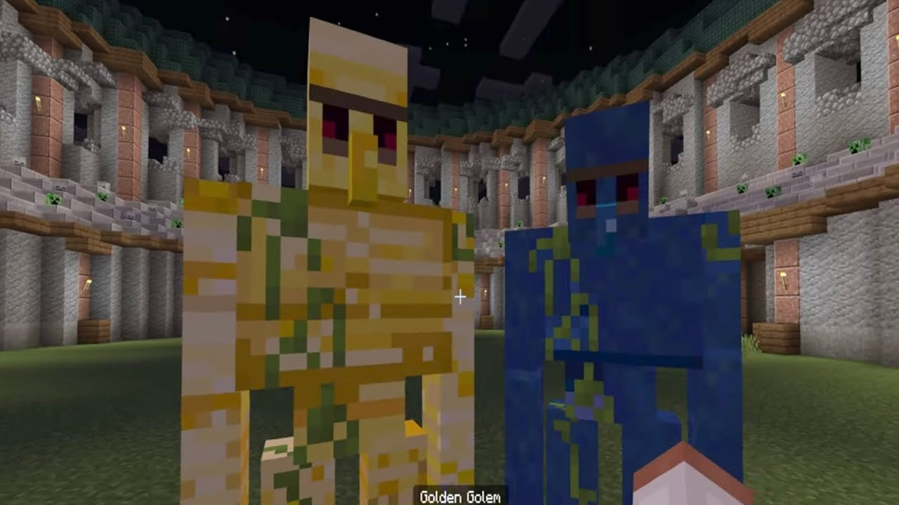 Minecraft | NEW AND IMPROVED GOLEM?? - YouTube