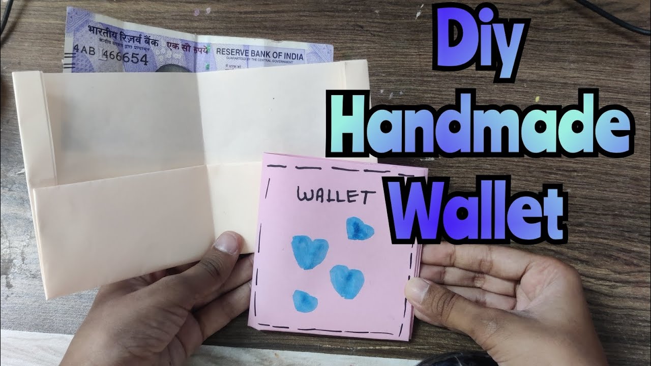 Diy handmade wallet | how to make a paper wallet | Easy Craft Ideas ...