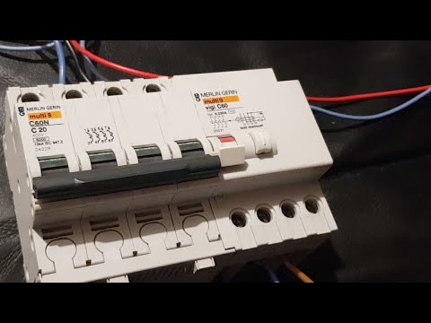 Test Disjoncteur C60N 4P20A et différentiel 30mA 24229 26531 - YouTube
