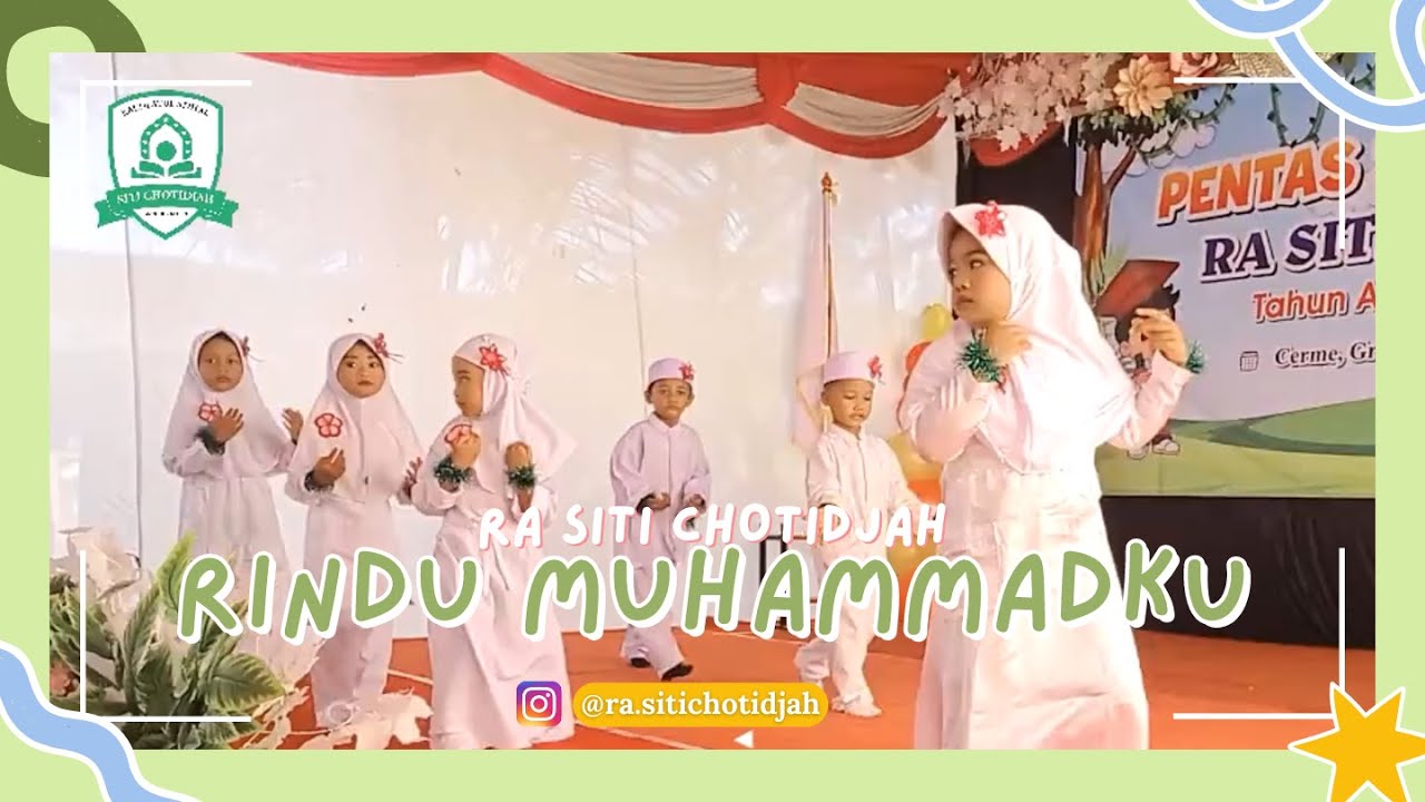 Gerak dan Lagu "RINDU MUHAMMADKU" - YouTube