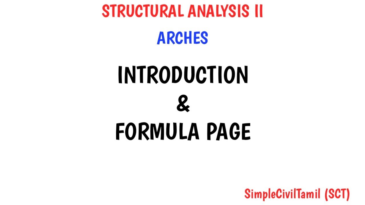 Arches introduction and formula - YouTube